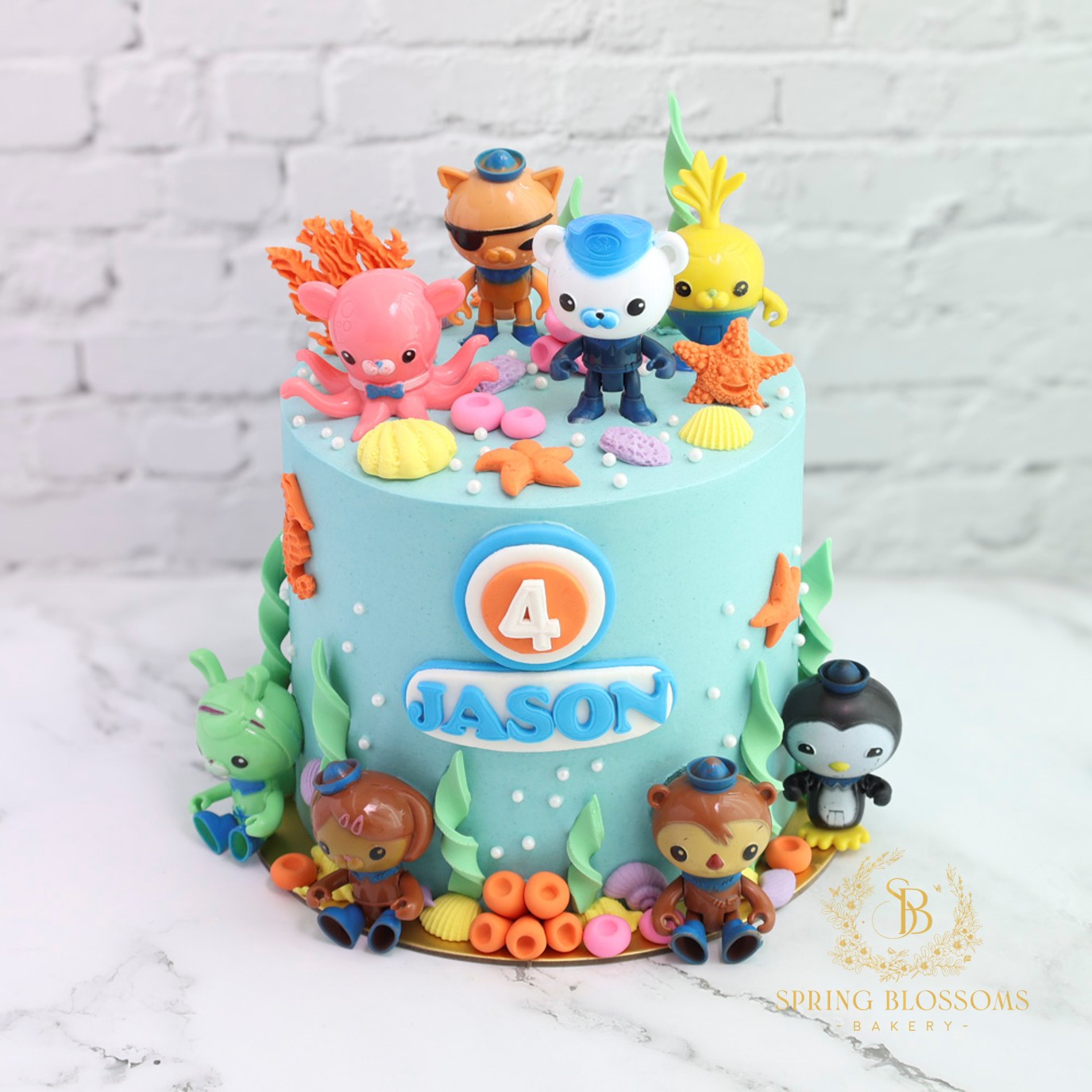 Under The Sea Octonauts Cake - Spring Blossoms Bakery